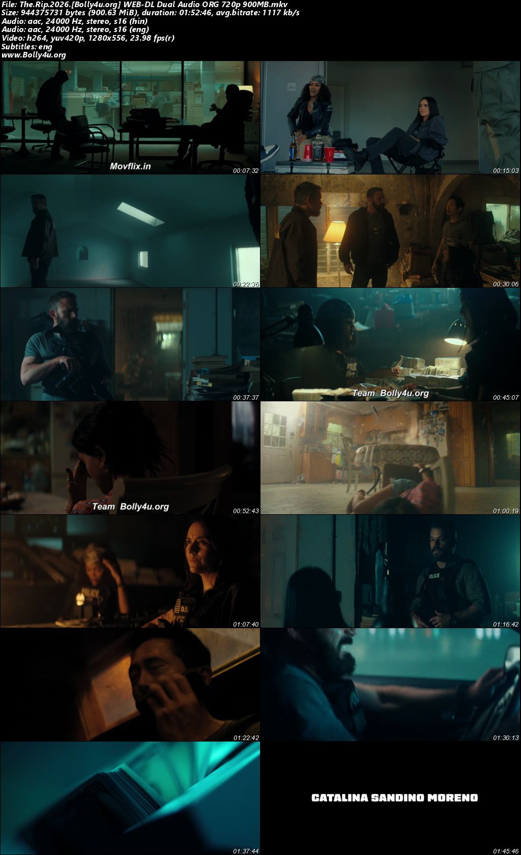 The Rip 2026 WEB-DL Hindi Dual Audio ORG Full Movie Download 1080p 720p ...