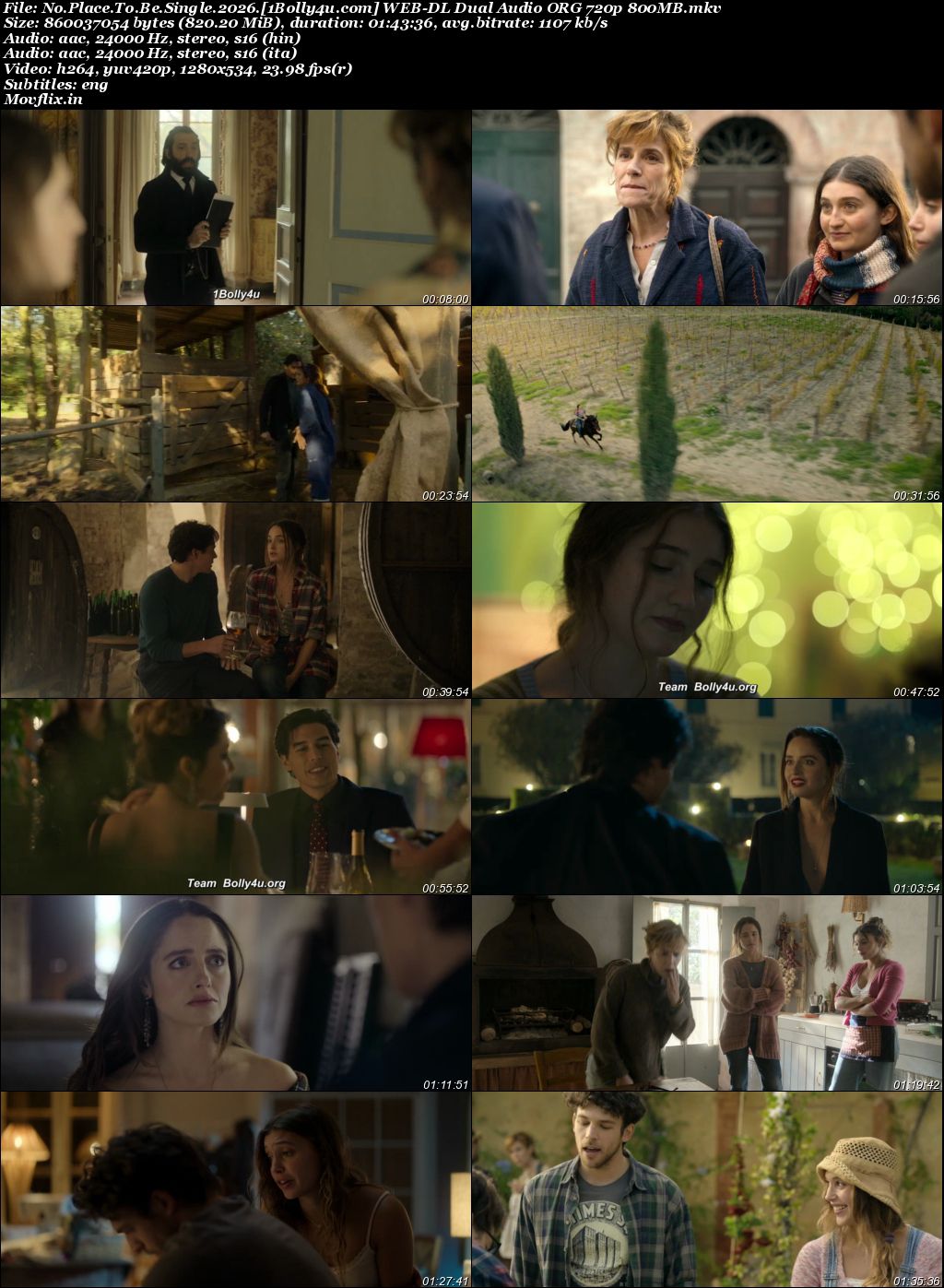 No Place To Be Single 2026 WEB-DL Hindi Dual Audio ORG Full Movie ...